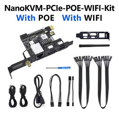 Sipeed NanoKVM-PCIe远程控制运维服务器装开机RISC-VPiKVM树莓派