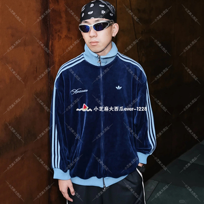 adidas三叶草舒适运动夹克外套