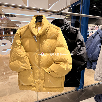 adidas三叶草鸭绒面包羽绒服外套