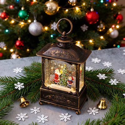 圣诞小夜灯八音盒款圣诞礼物