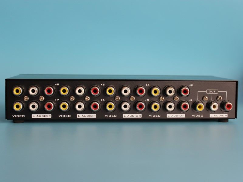 全新迈拓MT-831AV 音视频切换器 AV切换器 视频切换器 八进一出