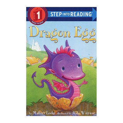 进口英文恐龙蛋 企鹅兰登英语分级绘本第一阶  step into reading 一阶 Dragon Egg 3-8岁原版漫画书英文绘本