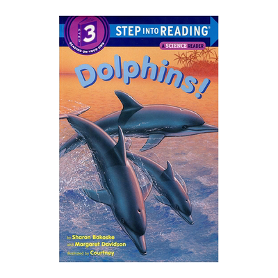 海豚英文原版 Dolphins! 企鹅兰登英语分级绘本step into reading三阶