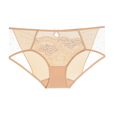 梧桐本色24年新品性感网纱中低腰平角裤花前悦夏系列配套WK24140