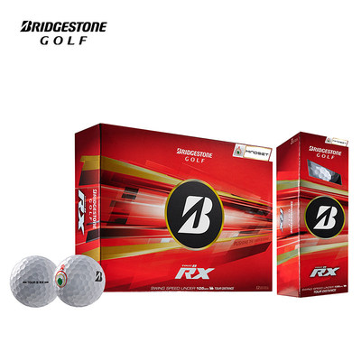 普利司通Bridgestone26年新款高尔夫球三层球 TOUR B RX带瞄准点