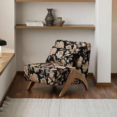 UCK原创设计法式复古单人沙发椅