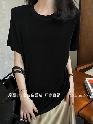 短袖休闲薄款纯色点女T恤