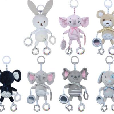 A cute cartoon animal elephant named Coras baby velvet toy