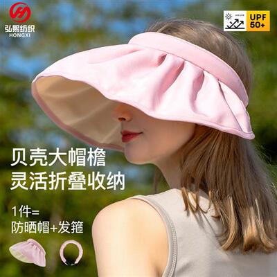 Shell caps are empty, sun-protected women's outdoors can fol