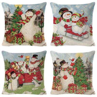 Christmas pillowcases, a mahjong velvet against a pillowcase