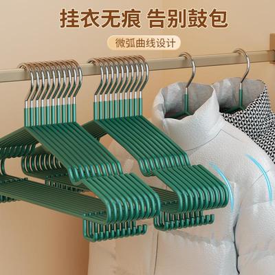 Heavy-duty, large-sized, no-mark clothes hanger designed to