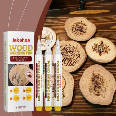 JAKEHOE Woodworking Drawing Pen, Wood Burning Pen, Wood Pyro