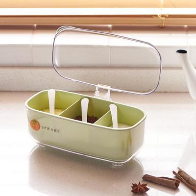 Home Kitchen Seasoning Box Set, Multi-compartment Integrated