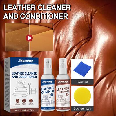 Jaysuing Leather Cleaning and Maintenance Agent, Genuine Lea