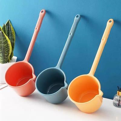 Long-handled water ladle for home kitchen, made of thickened