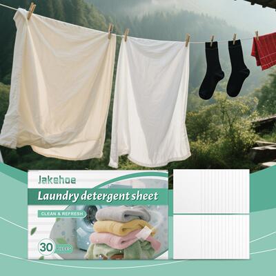 JAKEHOE Home Laundry Cleaning Sheets - Dissolve to Penetrate