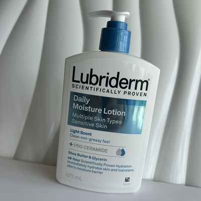 lubriderm露比黎登强生身体乳女473ml润肤乳面部甘油护肤