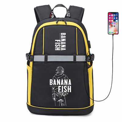 2024战栗杀机bananafish香蕉鱼周动漫边大容量双肩包男学生双肩包