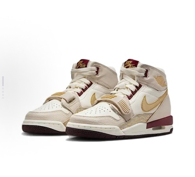 AirJordan Legacy 312魔术贴运动休闲鞋蛇年限定米黄红IB4914-161