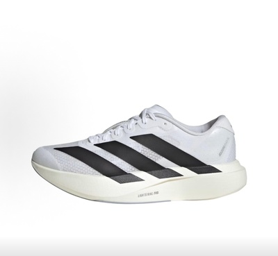 adidas Adizero Evo SL 舒适运动 织物 跑步鞋 女款 白黑JH6208