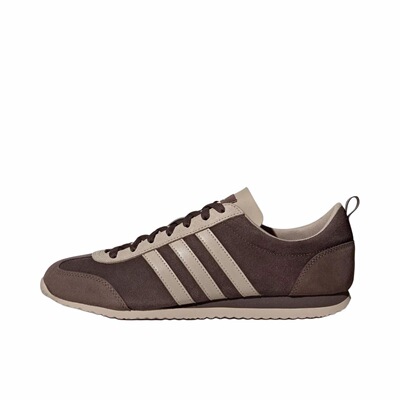 adidas VS JOG 2.0 时尚舒适 透气 低帮 德训鞋 男女棕色JS1123鞋
