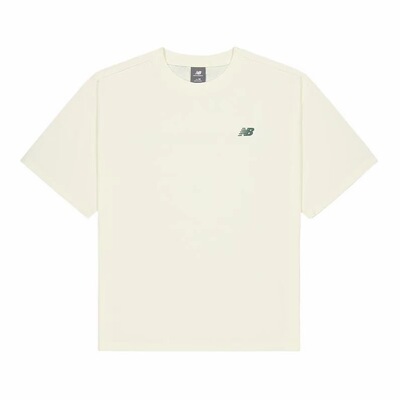 New Balance 纯色字母印花舒适美式复古LOGOT恤 男女AMT52300-AGA