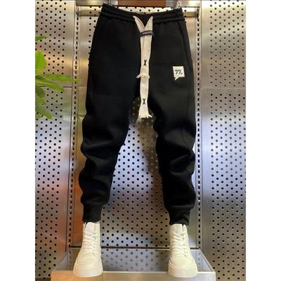 Home Daily 出门会被疯狂夸赞！春秋潮牌刺绣小脚休闲运动裤子男