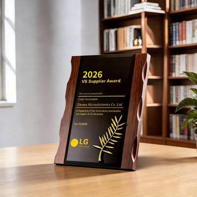 黑胡桃实木水晶奖牌定制