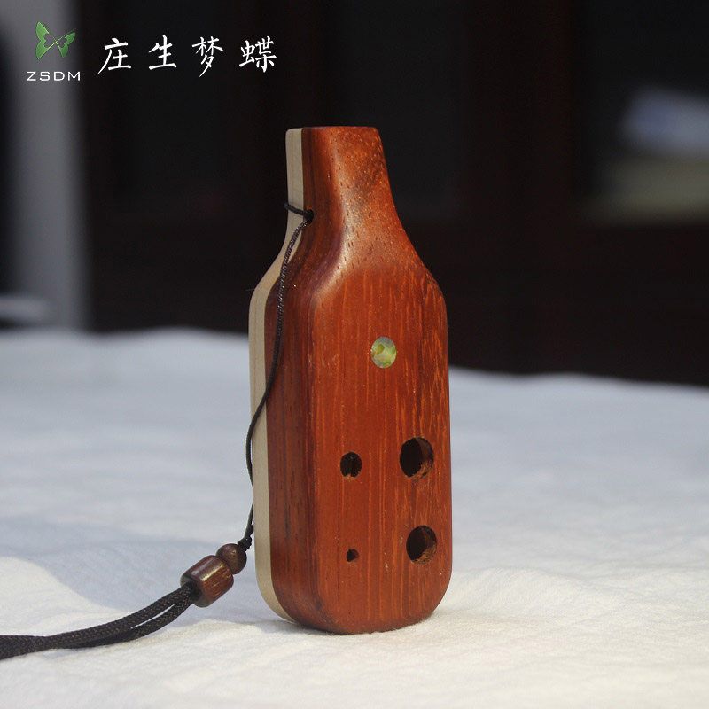庄生梦蝶/木陶笛6孔六孔初学专业木制木质便携式小型随身口袋乐器
