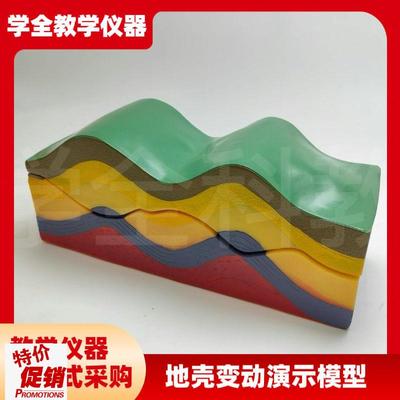 28023地壳变动演示器模型高中地理地质运动地貌教U学仪器实验器材