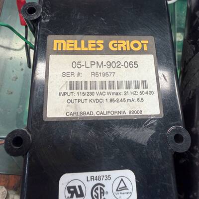 可维修Melles Griot激光器一套，型号05-LHR-411
