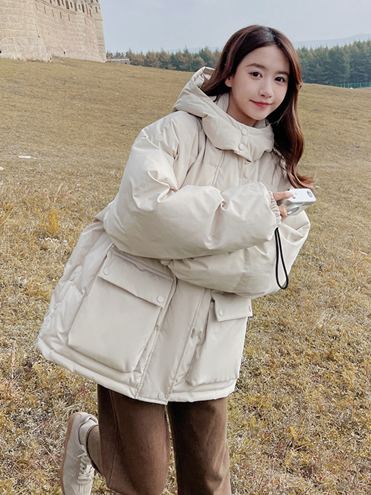 小个子棉服女冬网红新款韩系爆款设计感羽绒服棉衣短款外套百搭面