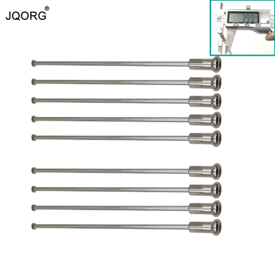 304不锈钢材质8G直径4.0mm银色圆直头/直拉摩托车车轮辐条钢丝