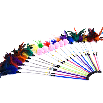 宠物新品长杆新款耐咬逗猫棒