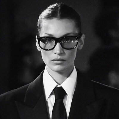 404的店复古大椭圆墨镜秀场同款