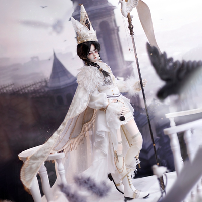 GEM娃衣4分BJD纯白夜的套装