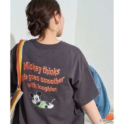 FS联名 外贸出口日单尾货 刺绣字母+印动漫图案宽松版圆领短袖T恤