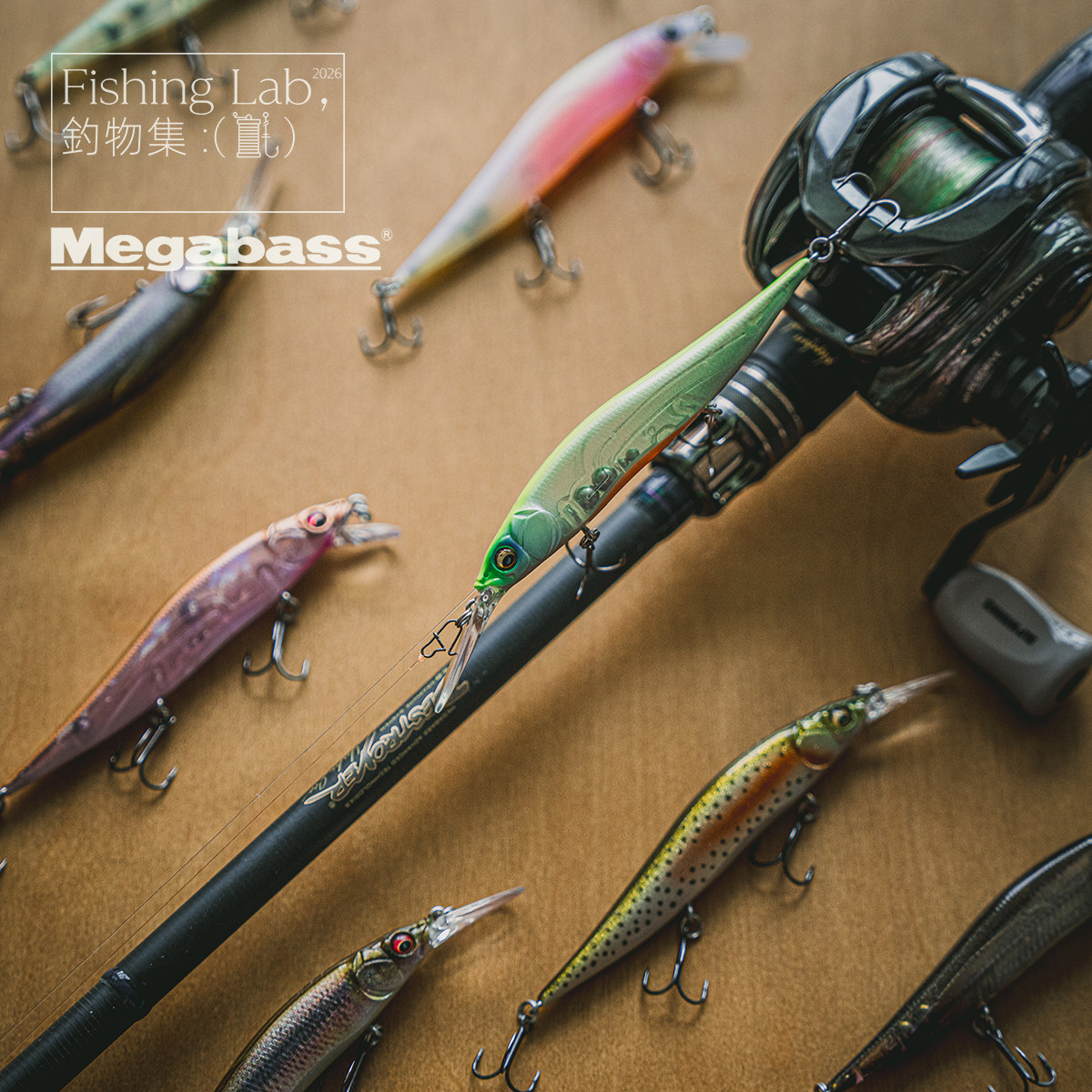 Megabass深潜悬停米诺Oneten+2 Jr小尺寸潜深3米鲈钓翘嘴路亚饵