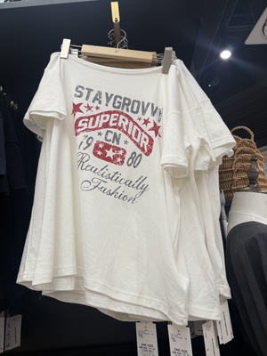 WM wmanagement国内正品代购斜肩短袖T恤不支持退换