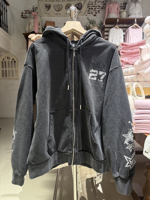 OM one moment国内正品代购拉链连帽卫衣外套不支持退换