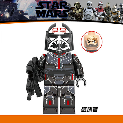 星球大战人仔1660破坏者曼达洛人第三方儿童益智拼装积木玩具礼物