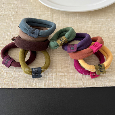 仙恩皮筋甜美字母发饰