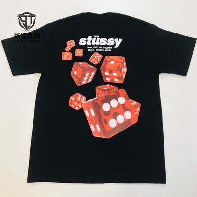 StussyRollers骰子短袖