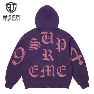 SupremeCutOut拉链卫衣