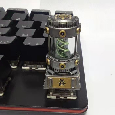 hi来吧生化瓶罐十字轴机械键盘