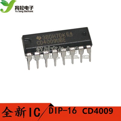 CD4009UBE HEF4009 CD4009 DIP16 逆变器/缓冲器/逻辑芯片