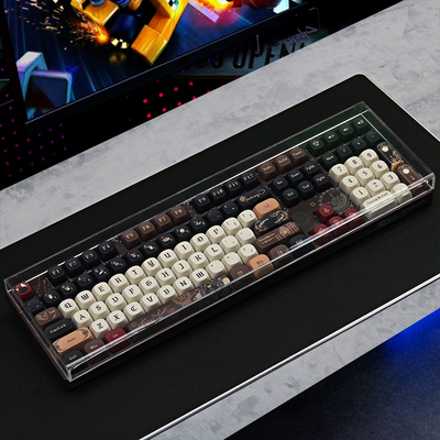 天翅亚克力适合AKKO 5108机械键盘防尘罩IKBC雷柏达尔优108键防猫毛踩踏