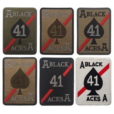 BLACKACES美海军背包章王牌A