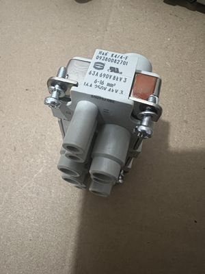09380082701 哈丁K4/4 4芯63A 4芯16A 6-16mm² HARTING连接器