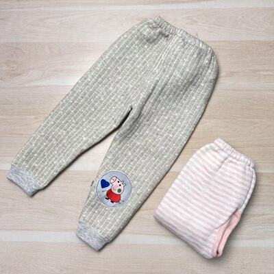 B06清仓儿童三层保暖裤 薄加棉秋裤  开档裤 太便宜了 0890